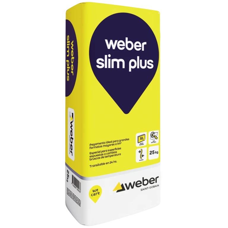 weber slim plus : Adhesivos flexibles y grandes formatos > Colocación ...